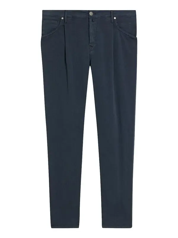 SLOWEAR Incotex Slim-fit Cotton-blend Chinos - Navy