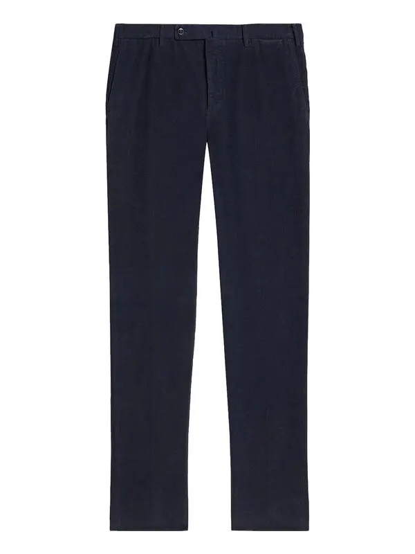 SLOWEAR Incotex Cotton-blend Corduroy Trousers - Navy