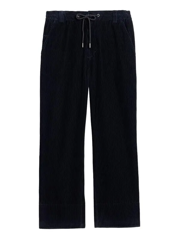 Moncler Cotton-corduroy Pants - Navy