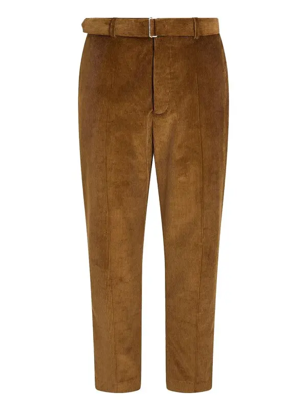 Officine Générale Shoché Tapered Cotton-corduroy Pants - Camel
