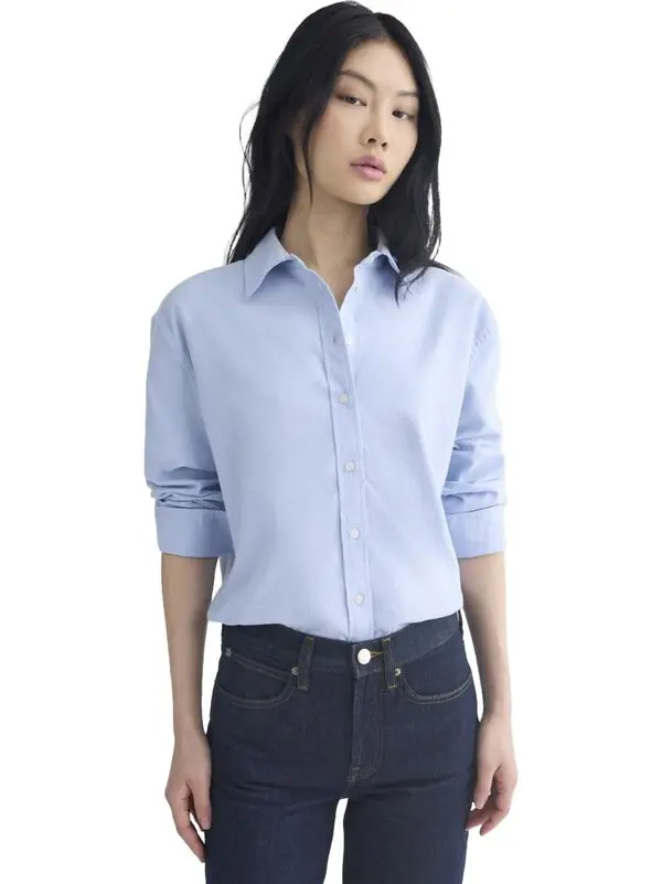 Everlane Classic Oxford Shirt - Light Blue