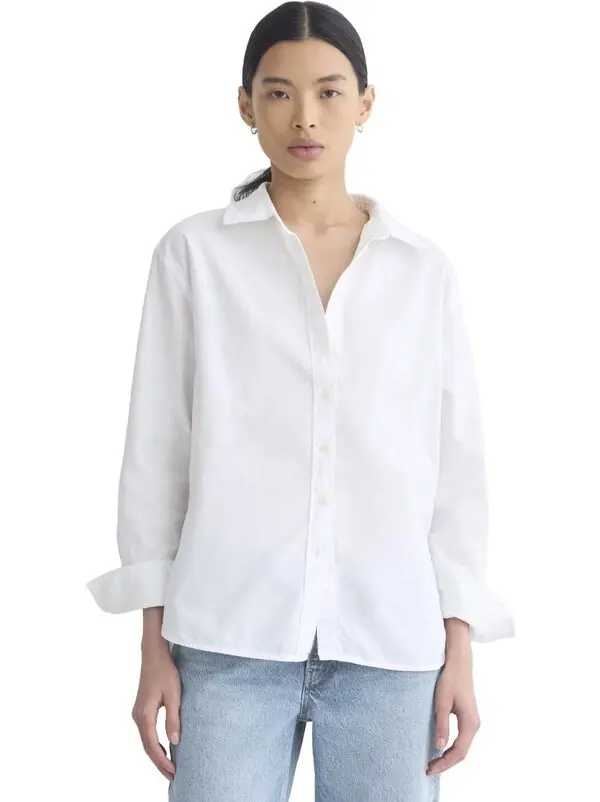 Everlane Everyday Oxford Shirt - White