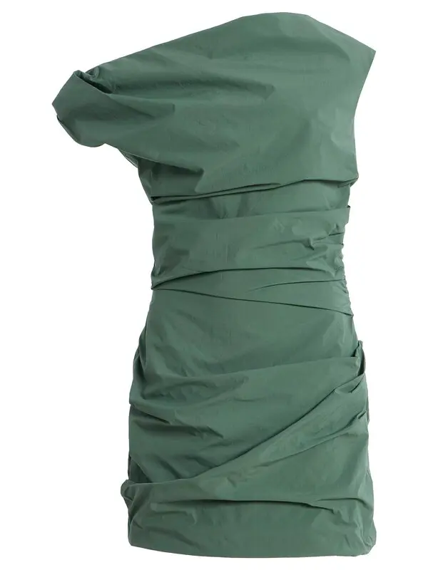Paris Georgia Remmy Poplin Mini Dress - Green