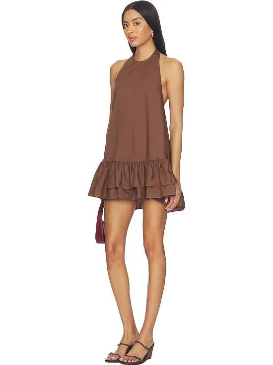 LOVERS AND FRIENDS Gweneth Mini Dress - Chocolate