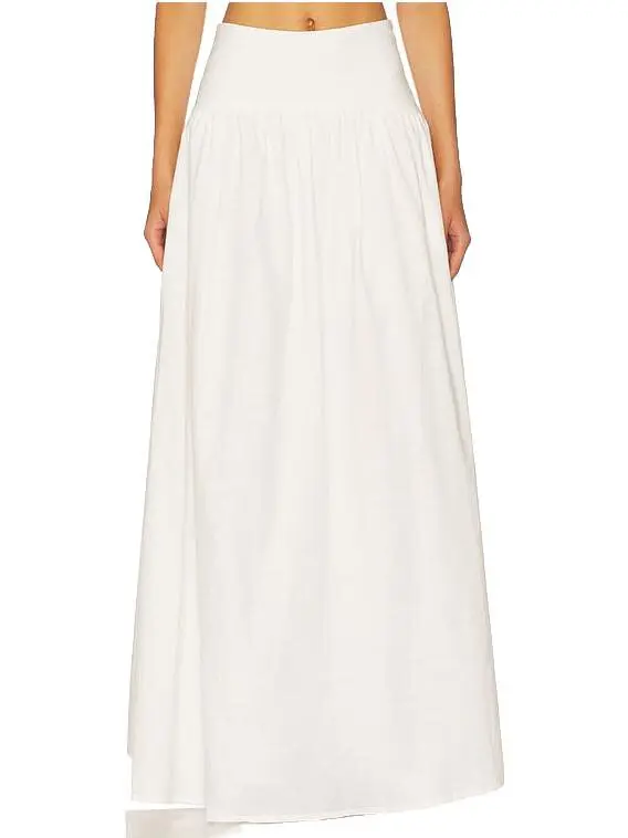 SNDYS Nesa Maxi Skirt - White