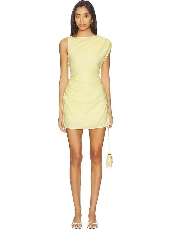 SNDYS Saskia Mini Dress - Pollen