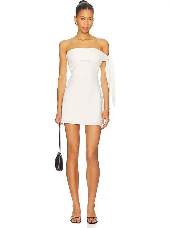 SNDYS Jaymie Mini Dress - White