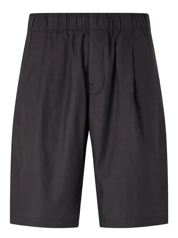 Our Legacy Leisure Straight-leg Twill Shorts - Black