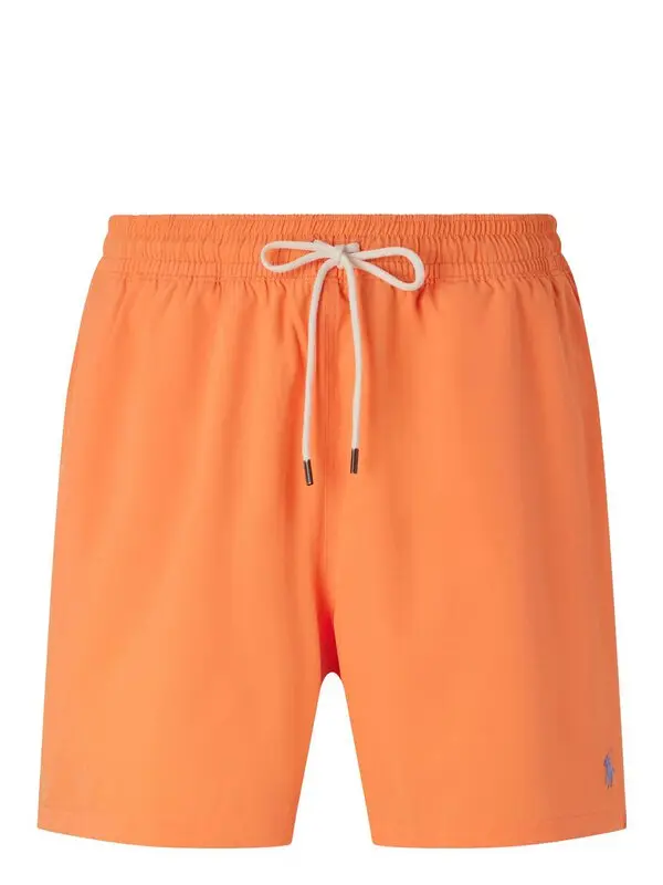 Polo Ralph Lauren Traveler Straight-leg Mid-length Swim Shorts - Orange
