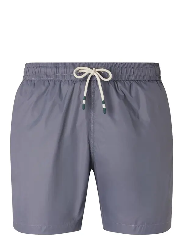 Hartford Straight-leg Recycled Swim Shorts - Gray
