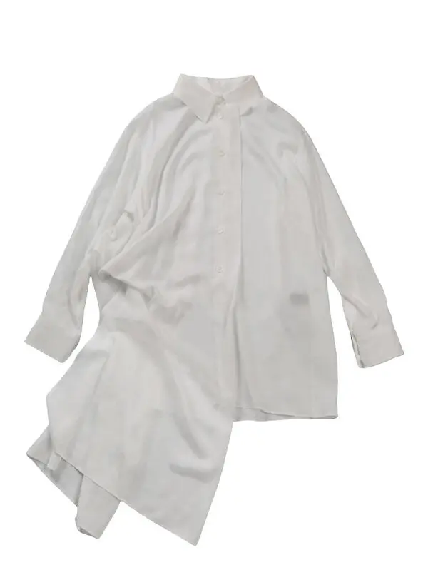 Yohji Yamamoto Draped Blouse - White
