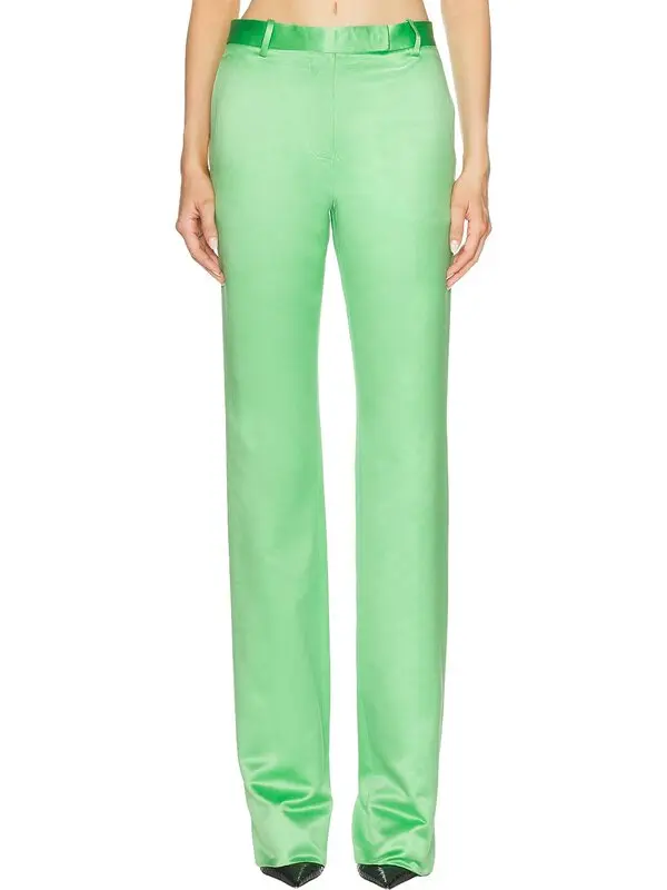 TOM FORD Tailored Straight Pant - Summer Green