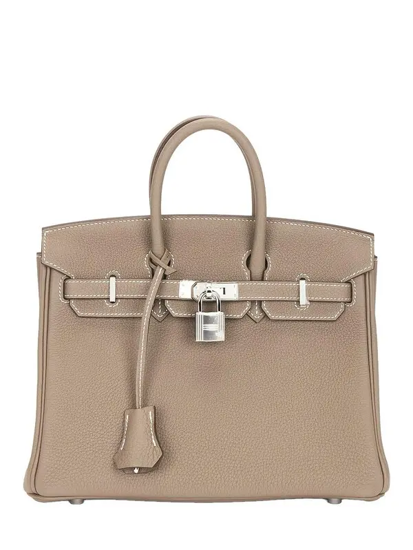 Hermès Togo Birkin 25 Handbag - Etoupe