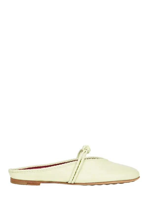Bottega Veneta Rosa Mary Jane Ballerina Mule - Lemon Washed