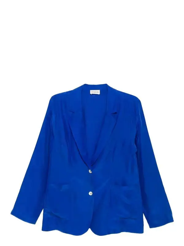 P.a.r.o.s.h Saxon Button Patch-pocket Blazer - Blue