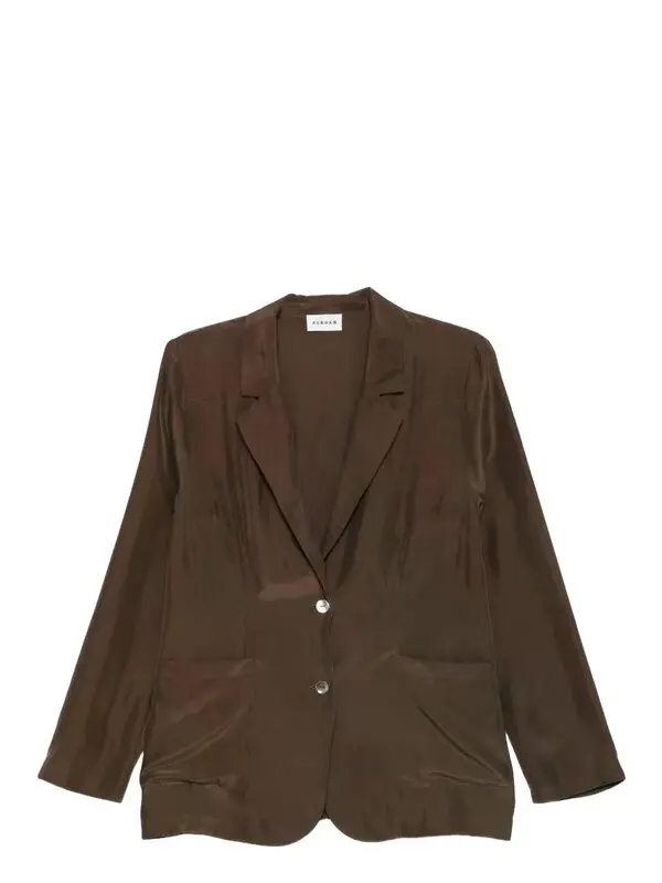 P.a.r.o.s.h Saxon Patch-pocket Blazer - Brown