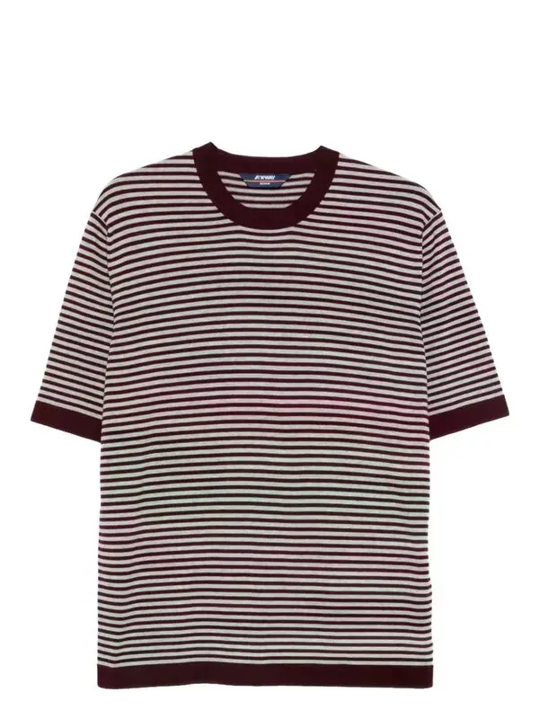 K-WAY Striped T-shirt - Red