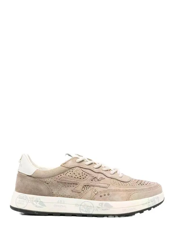 Premiata Perforated Sneakers - Neutrals