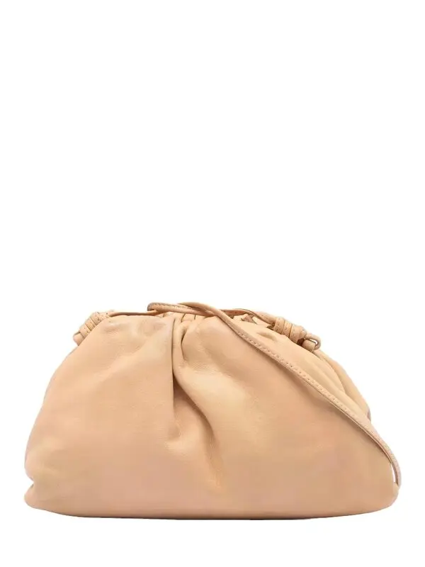 Bottega Veneta Lambskin The Mini Pouch Crossbody Bag - Brown