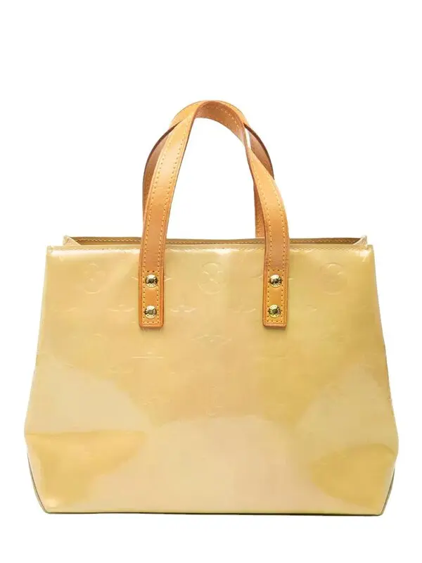 LOUIS VUITTON 2002 Monogram Vernis Reade Pm Handbag - Brown