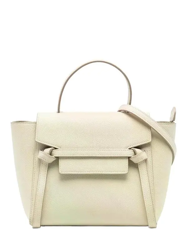 Celine 2018 Nano Grained Calfskin Belt Bag - Neutrals