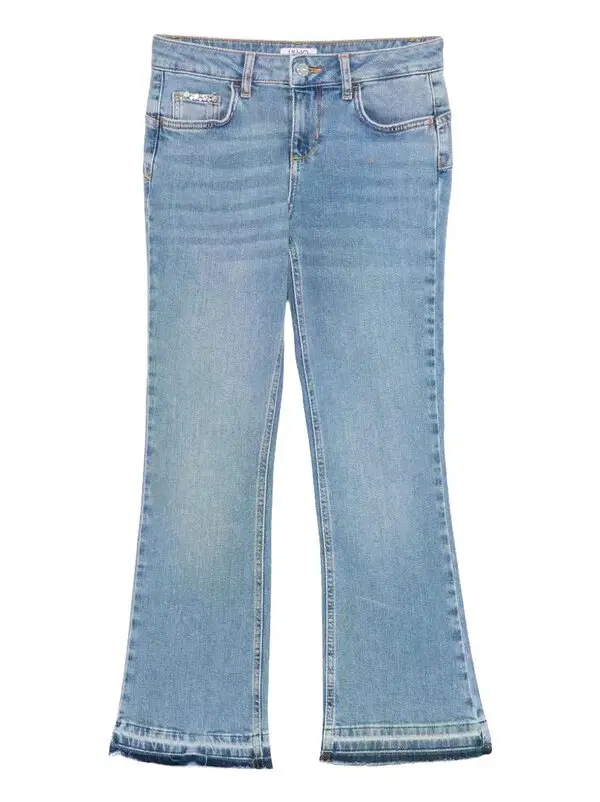 Liu Jo Embellished Flared Jeans - Blue