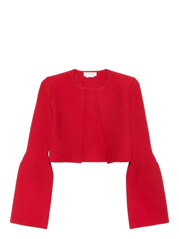 Gabriela Hearst Katlin Cropped Jacket - Red