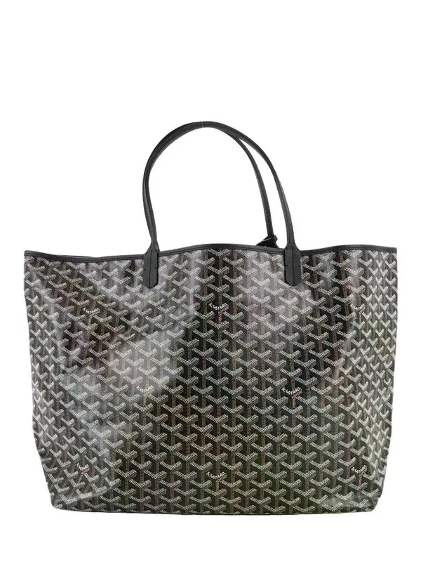 Goyard Saint Louis Gm Tote Bag Coated Canvas - Black