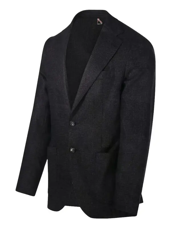 SANTANIELLO Front-pocket Button Blazer - Brown