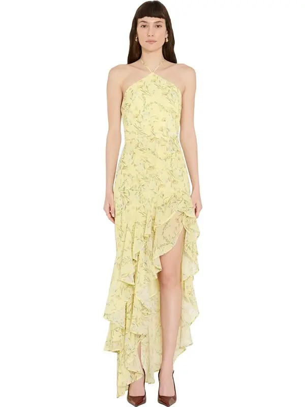 Amanda Uprichard Carlina Maxi Dress - Cornsilk