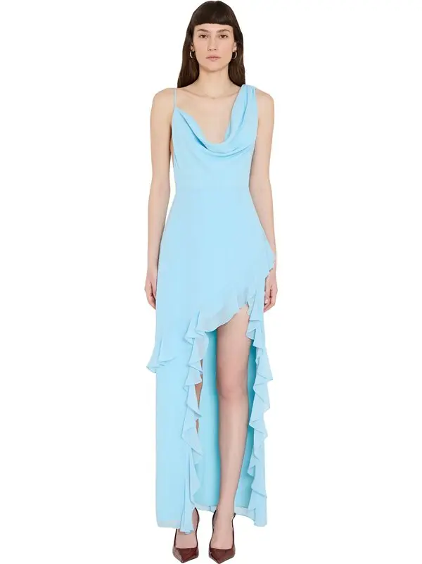 Amanda Uprichard Ella Rose Maxi Dress - Baby Blue
