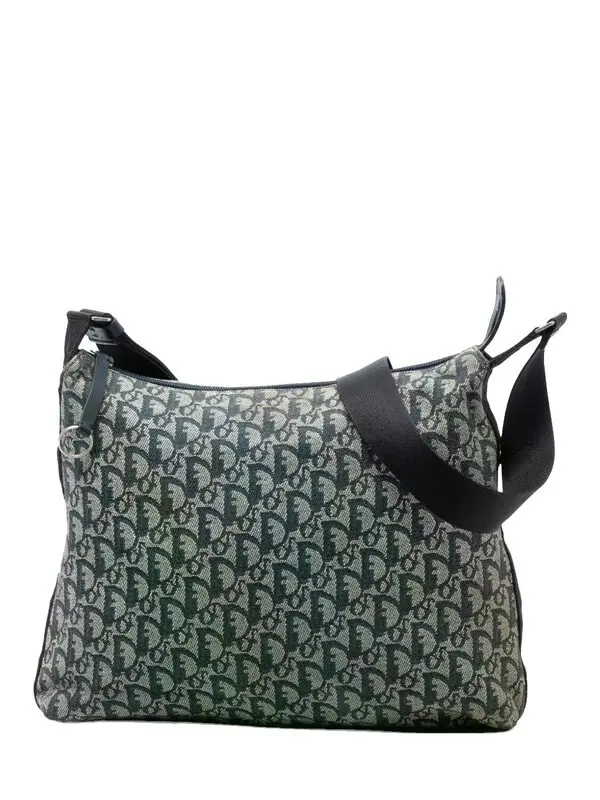 Dior 2011 Diorissimo Trotter Canvas Crossbody Bag - Blue