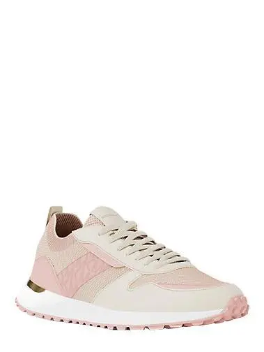 Michael Kors Jesse Mixed-media Trainer - Pink