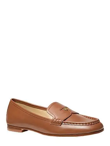 Michael Kors Jennings Leather Loafer - Brown