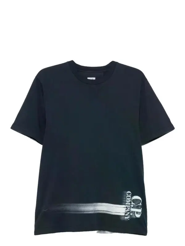 C.P. COMPANY Short-sleeve Graphic-print T-shirt - Blue