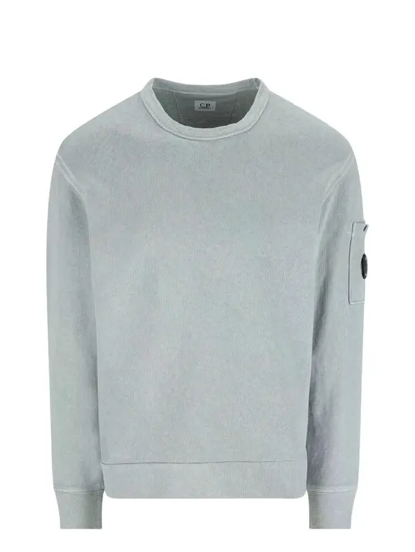 C.P. COMPANY Cotton Patch-pocket Sweatshirt - Grey