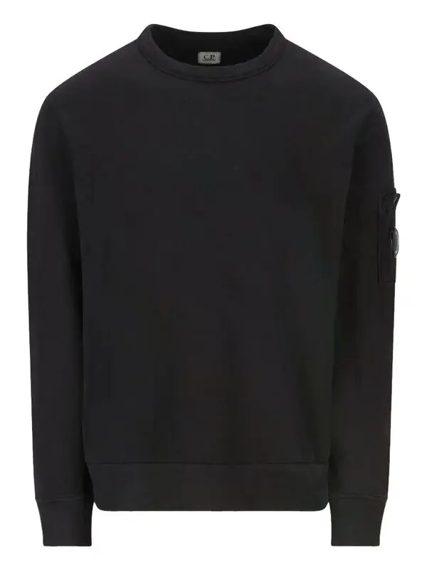 C.P. COMPANY Button-detail Crewneck Sweatshirt - Black