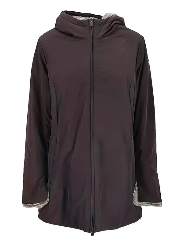 SUNS Marmolada Fur-lined Hooded Coat - Brown