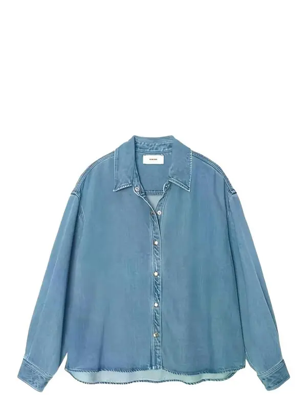 Xirena Boxy Fit Shirt - Blue