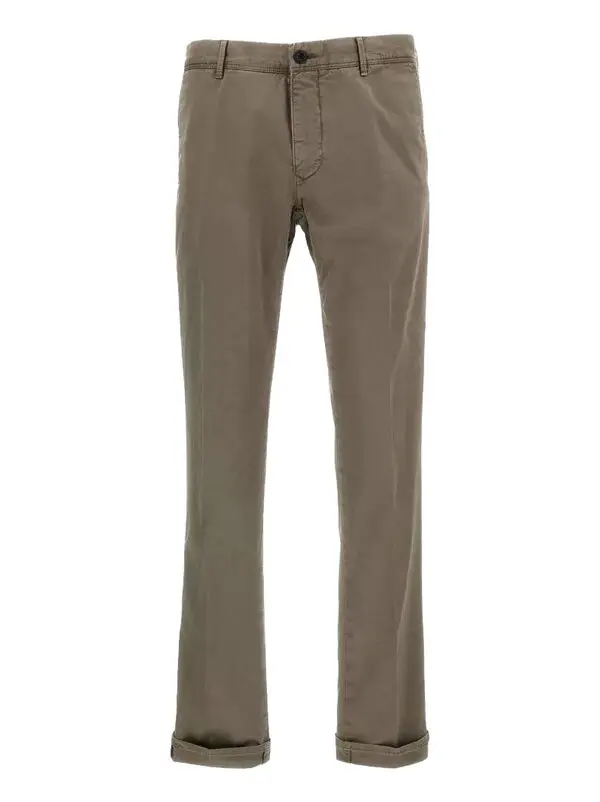 Incotex Cuffed Trousers - Neutrals
