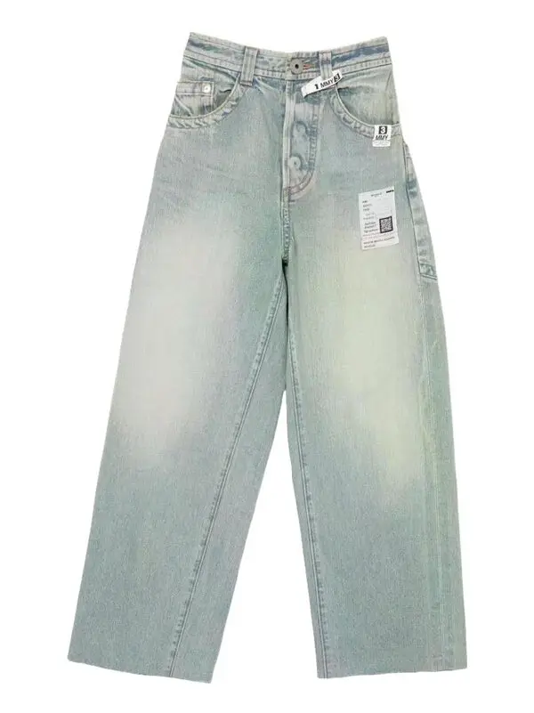 Mihara Yasuhiro Logo-patch Jeans - Blue