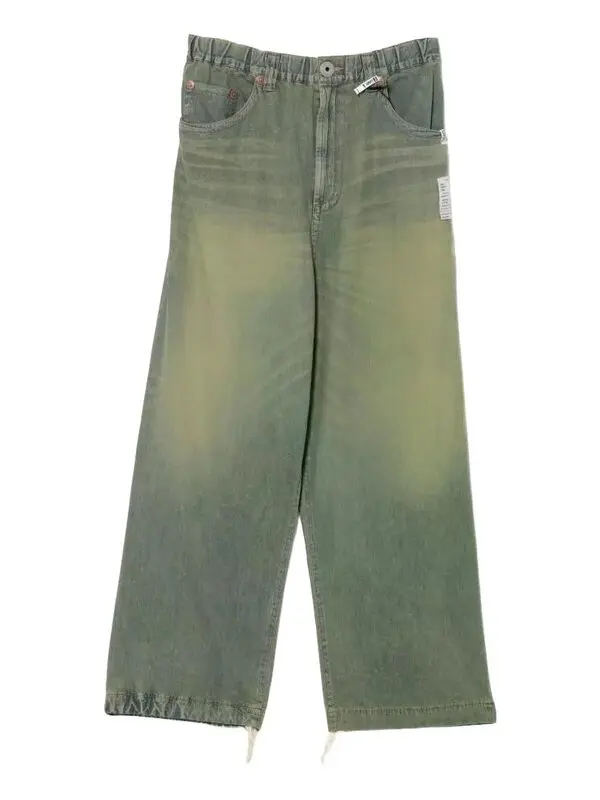 Mihara Yasuhiro Logo-patch Jeans - Blue