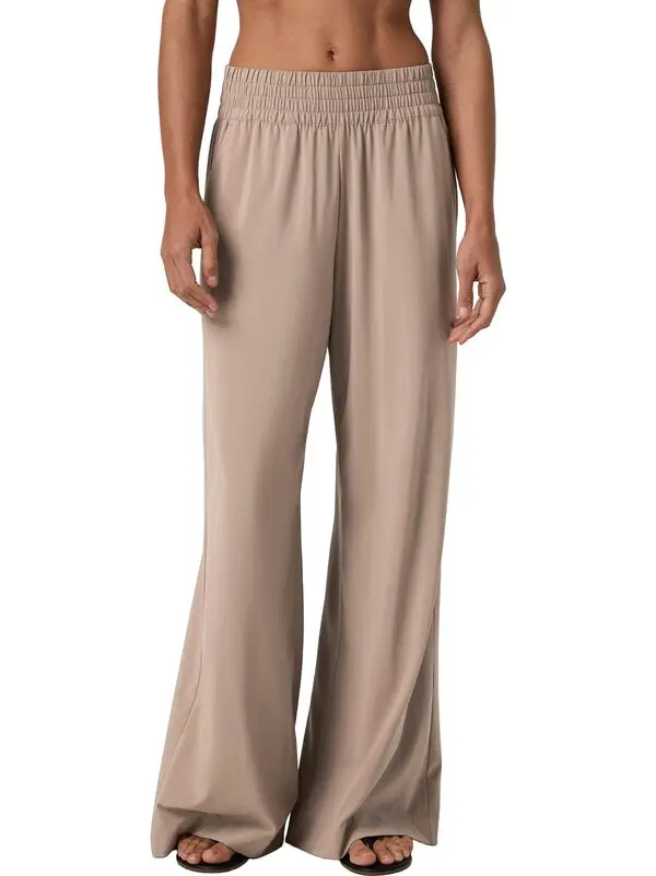 Vuori Villa Wide Leg Pants - Sorrel Brown