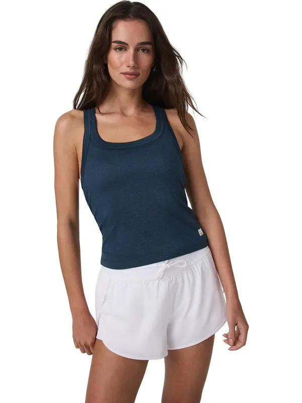 Vuori Energy Racerback Tank - Blue Coast Heather