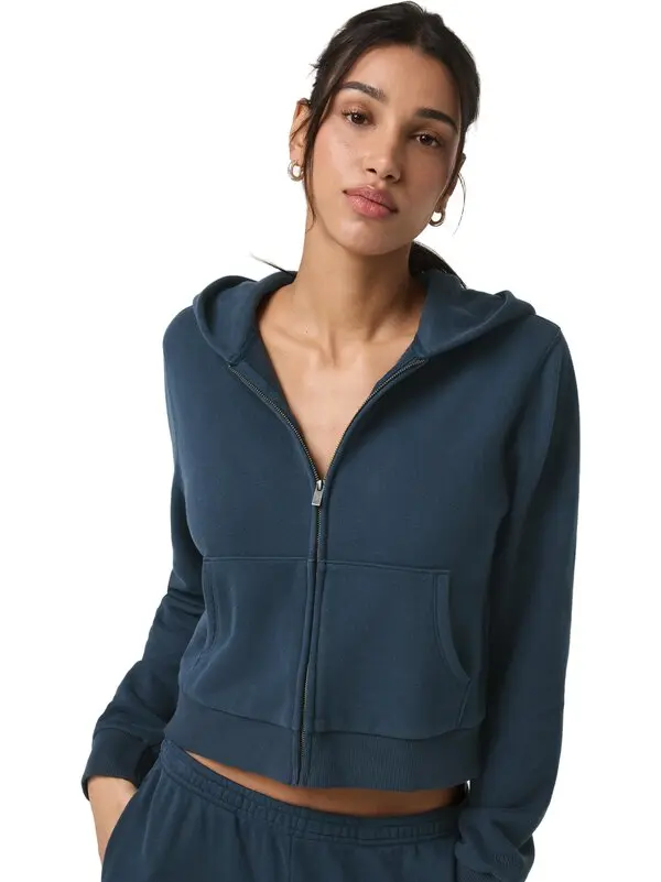 Vuori Sedona Classic Full Zip - Ocean Blue