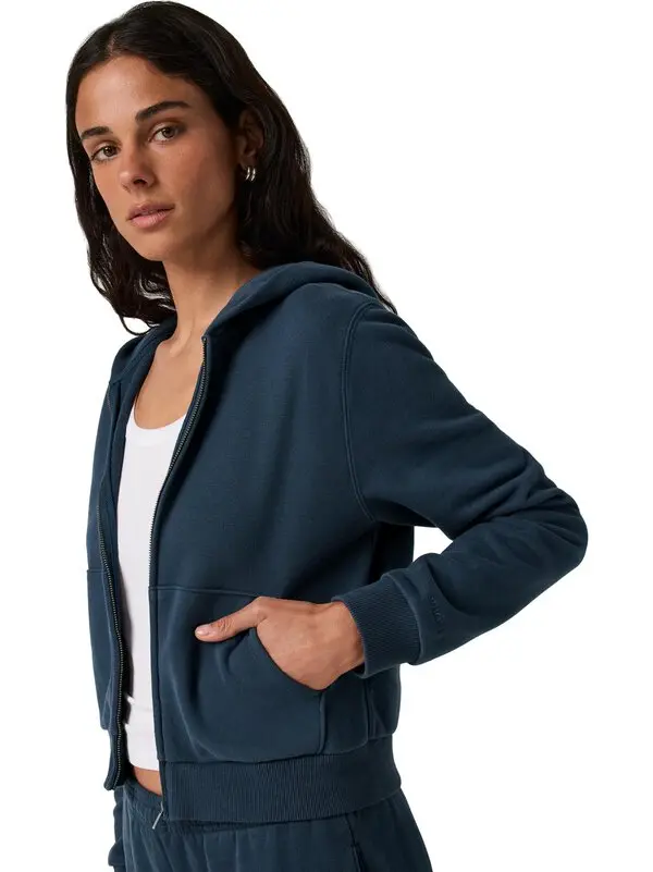 Vuori Sedona Classic Full Zip - Ocean Blue
