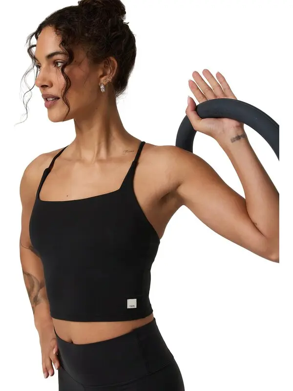 Vuori Allthefeels™ Strappy Back Tank Top - Black