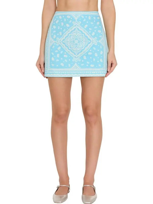 Amanda Uprichard Hope Mini Skirt - Pacific Montana Print