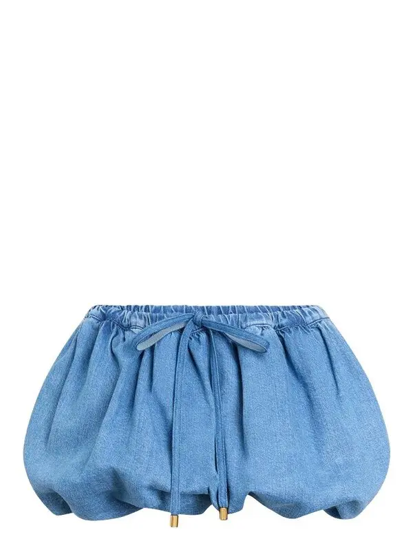 PATOU Volume Mini Skirt - Blue