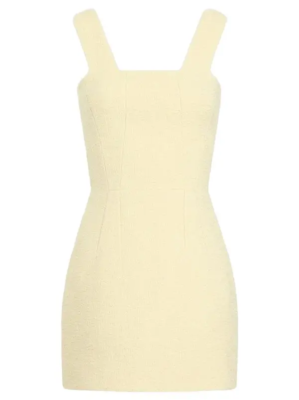 PATOU Fitted Mini Dress - Yellow